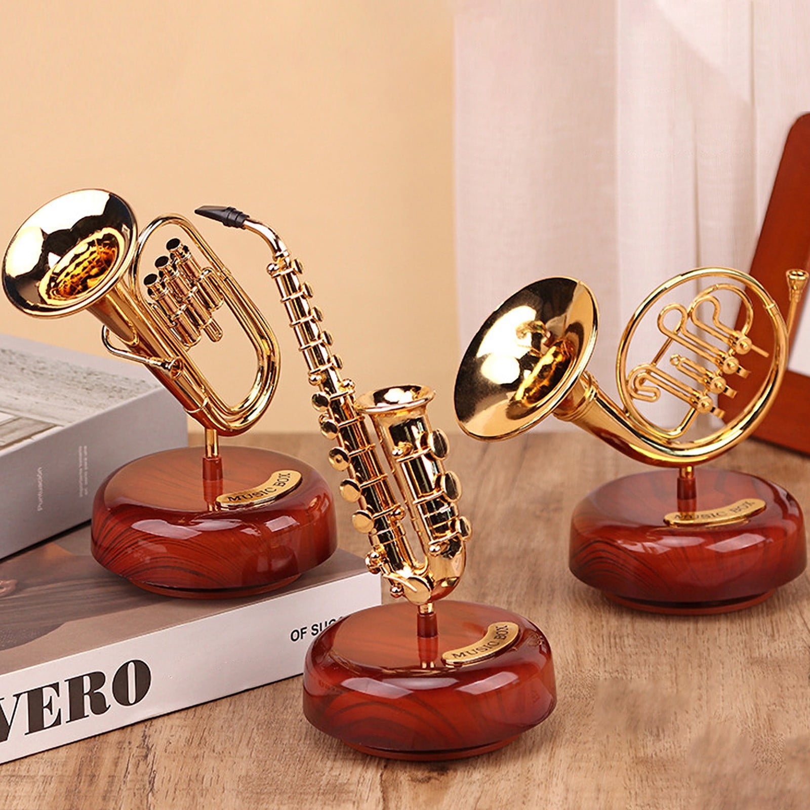 wycnly Kids Toys Classical Orchestral Instruments Octave To Saxophone ...