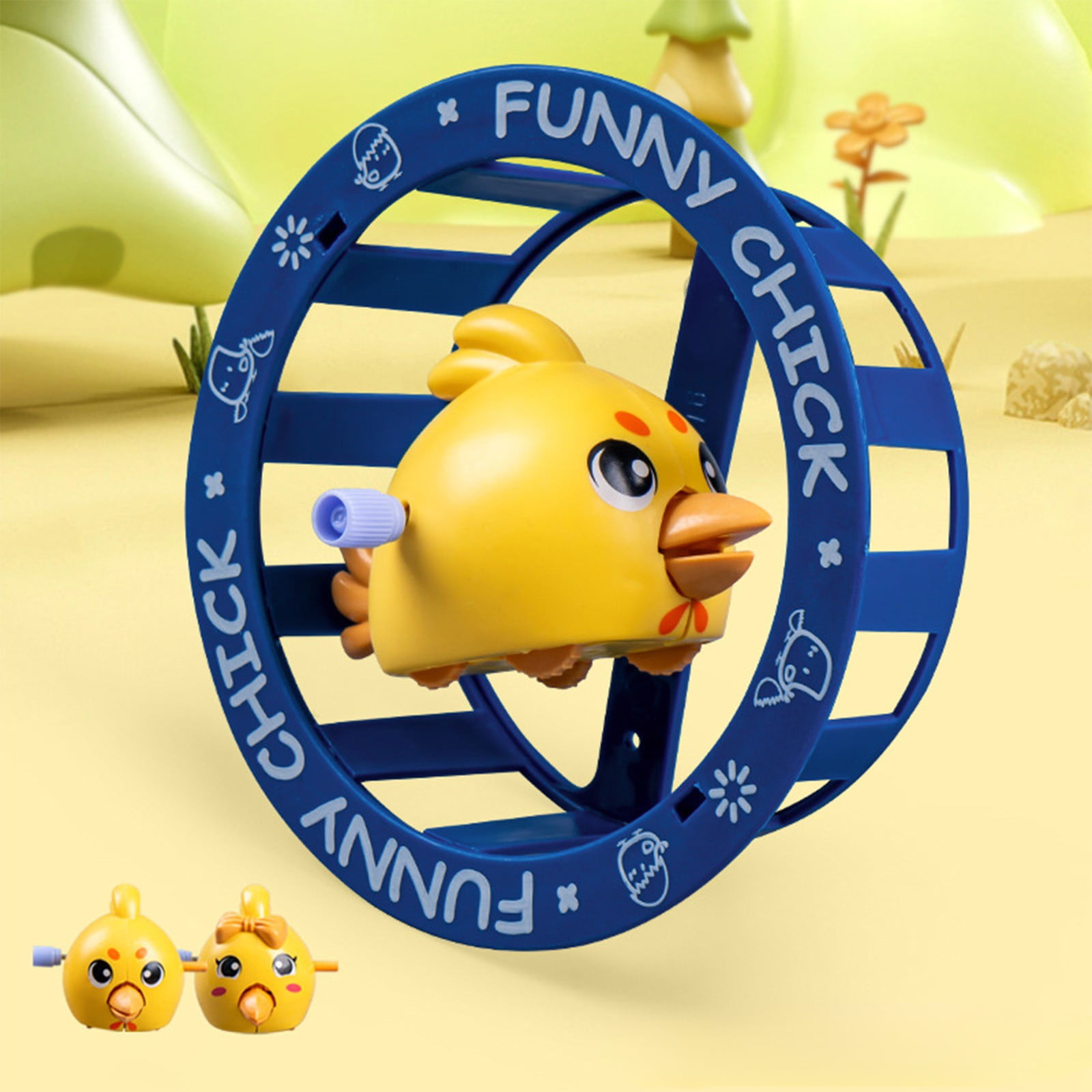 wycnly Kids Toys Clockwork Chicken Loop Funny Cute Spinning Cute ...
