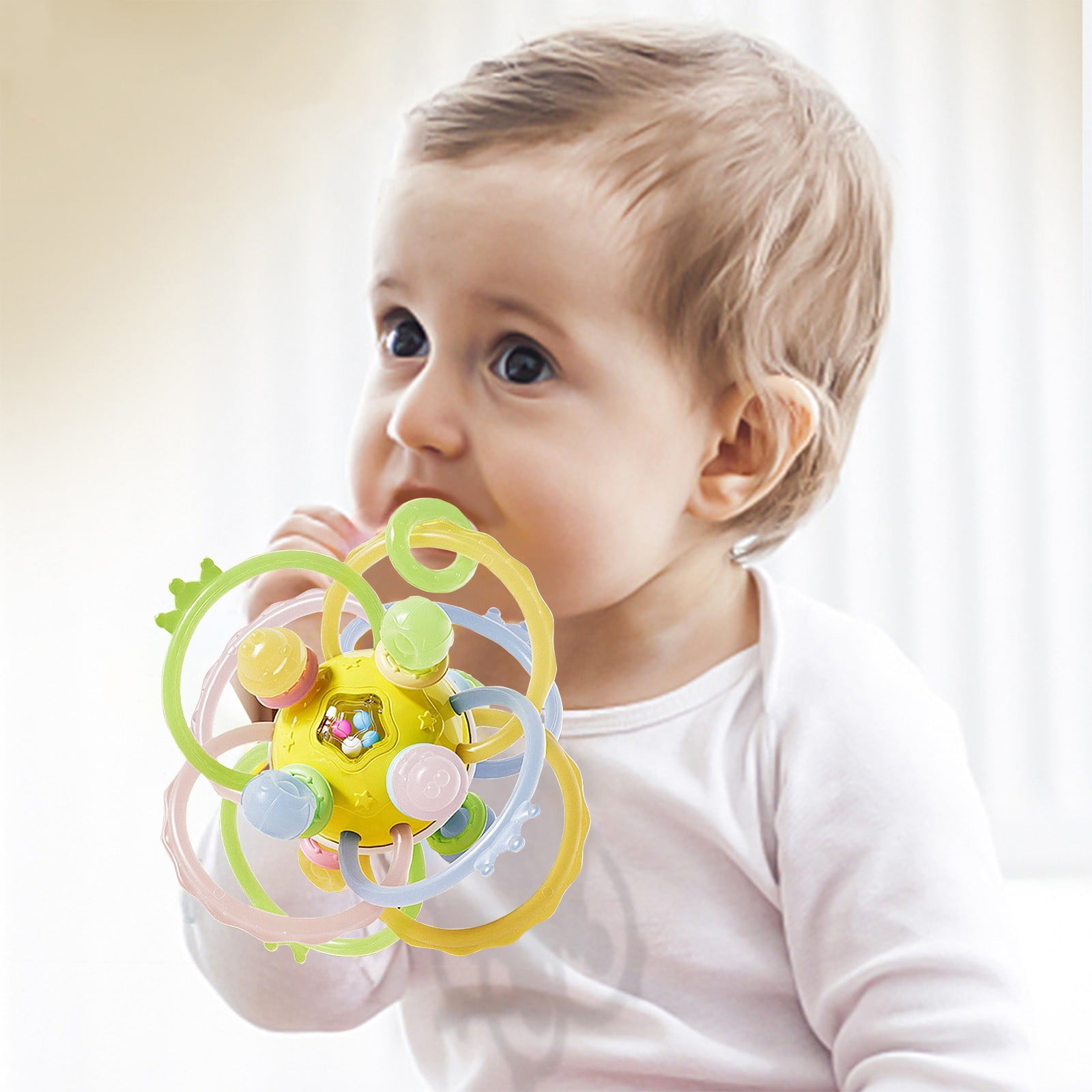 wycnly Kids Toys Colorful Baby Rattle Grasping Toy - Safe and Sturdy ...