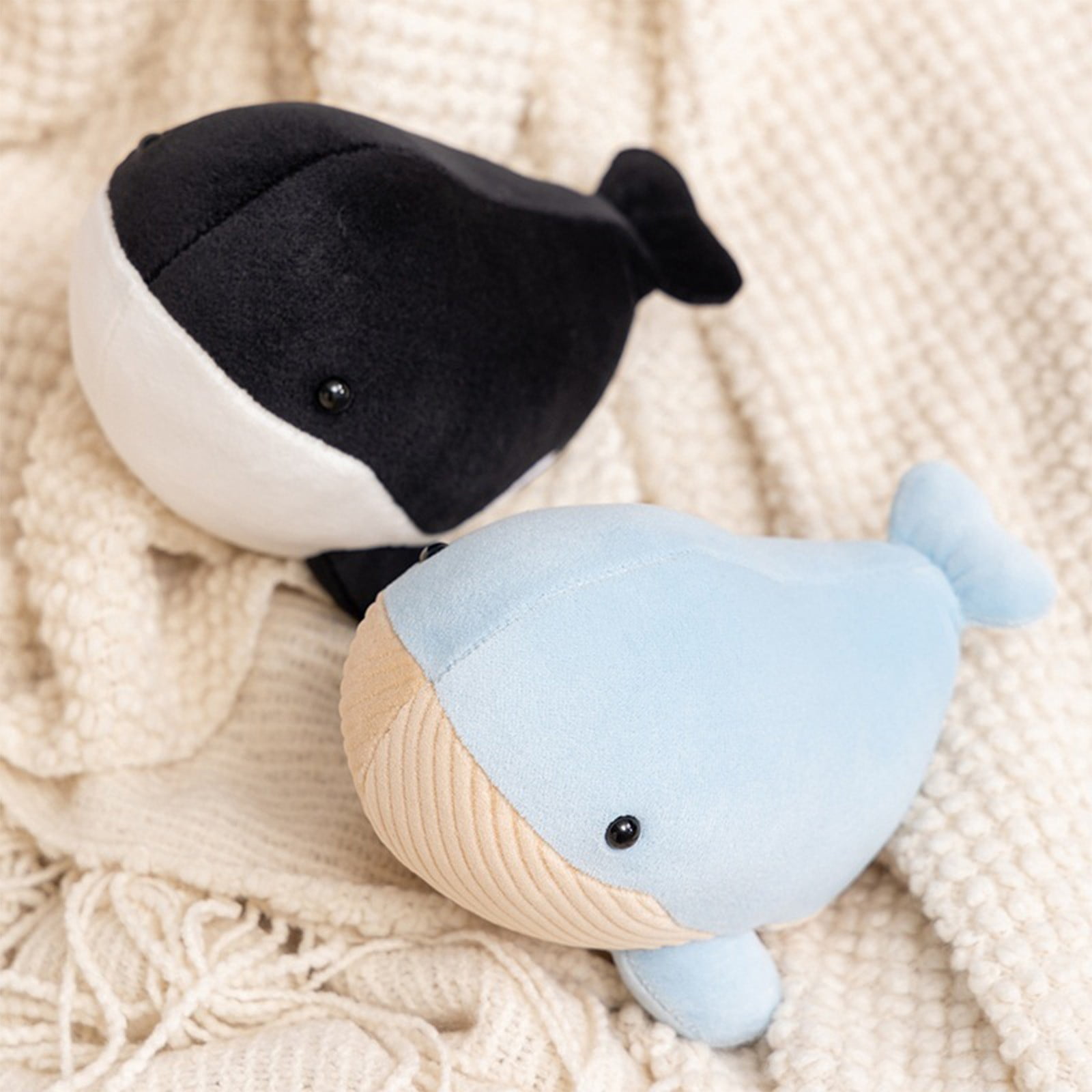 wycnly Kids Toys Cute Oceans Whales Orcas Plushs Toy Humpback Whales ...