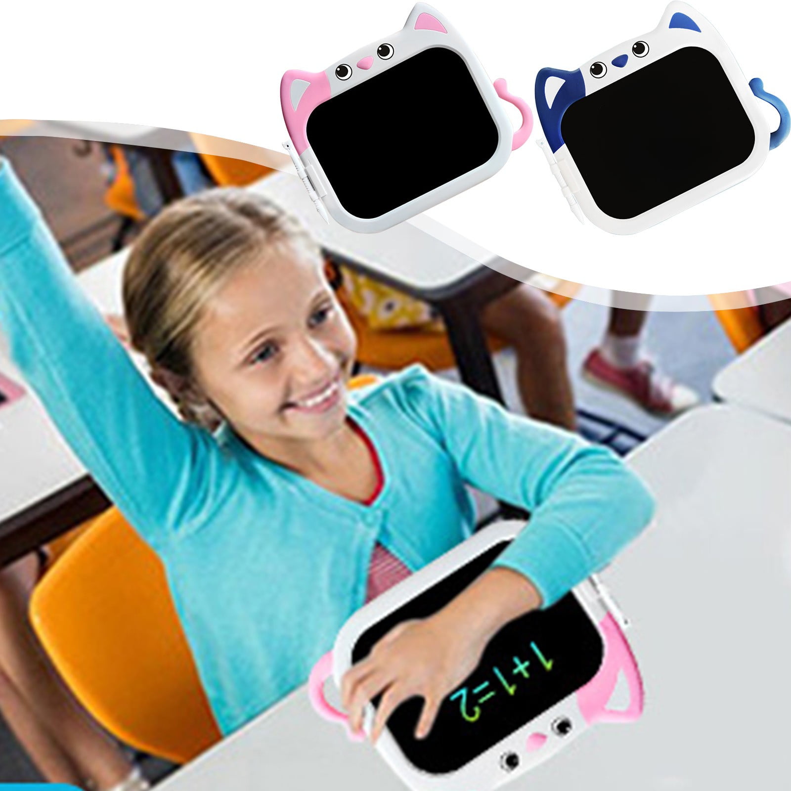 wycnly Kids Toys Educational 10 Inch LCD Drawing Pad for Kids Reusable ...