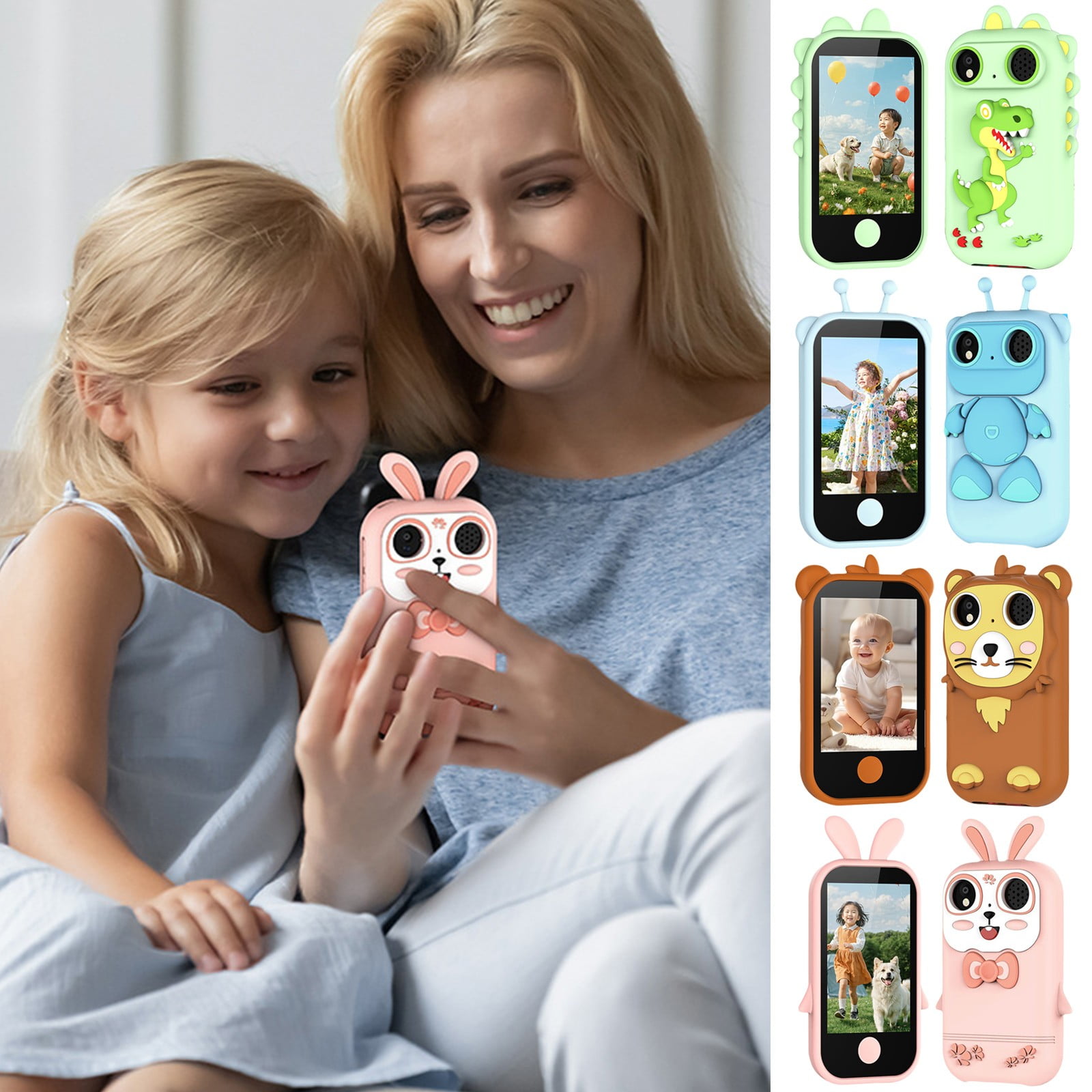 wycnly Kids Toys Mini HD Digital Camera Phone Multifunctional Photo and ...