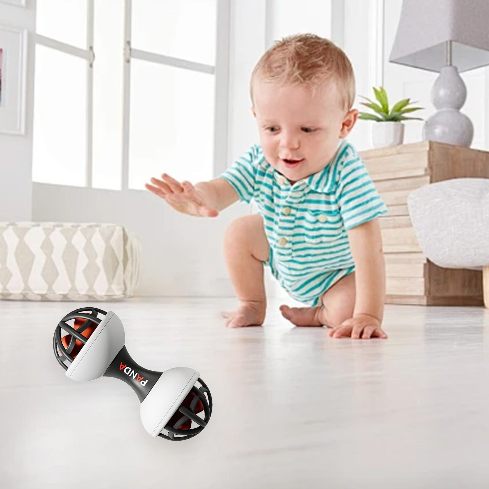 wycnly Kids Toys Multifunctional Infant Sensory Rattle Toy for Early ...