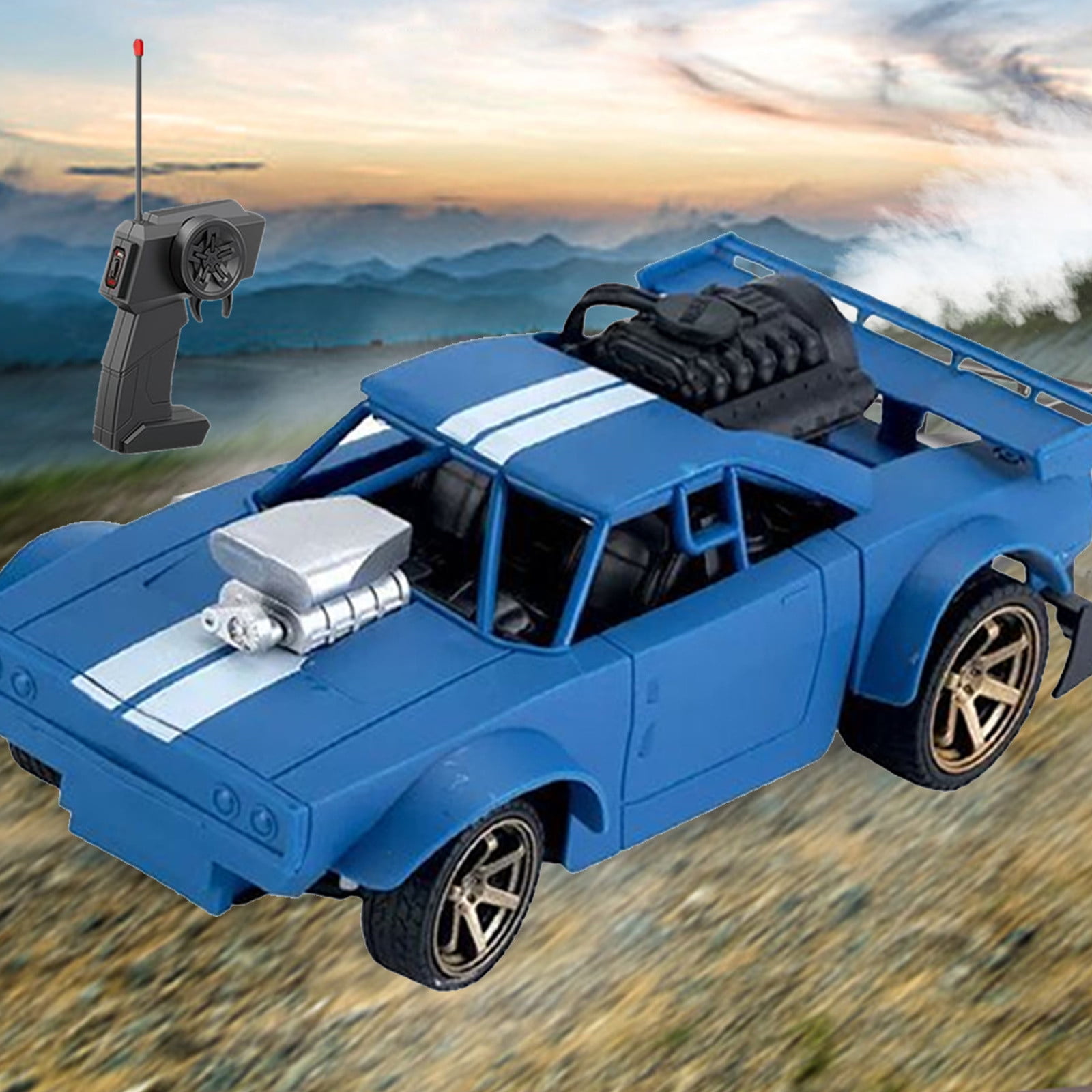 wycnly Kids Toys Remote Control Car Drift 4WD Wireless Spray Remote ...