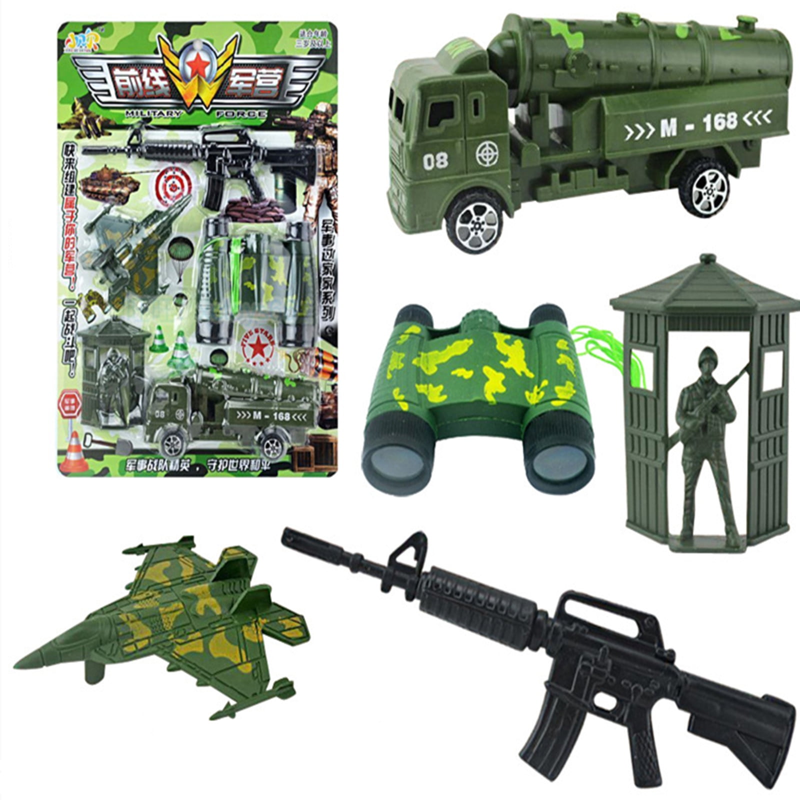 wycnly Kids Toys Soldier Toys Military Play Set 5 Piece Modern ...