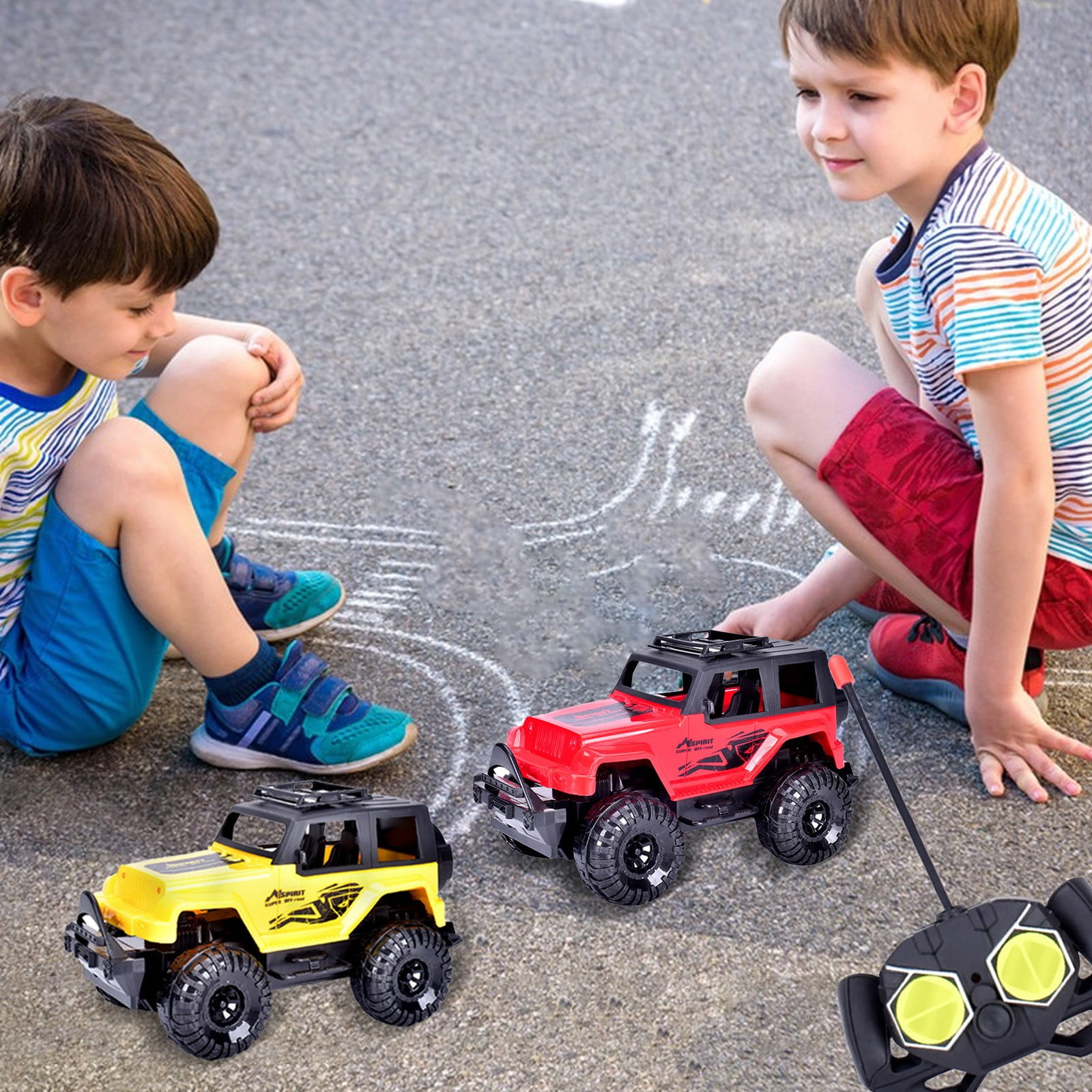 wycnly Kids Toys The New Four Remote Control Off-road Vehicle with Of ...