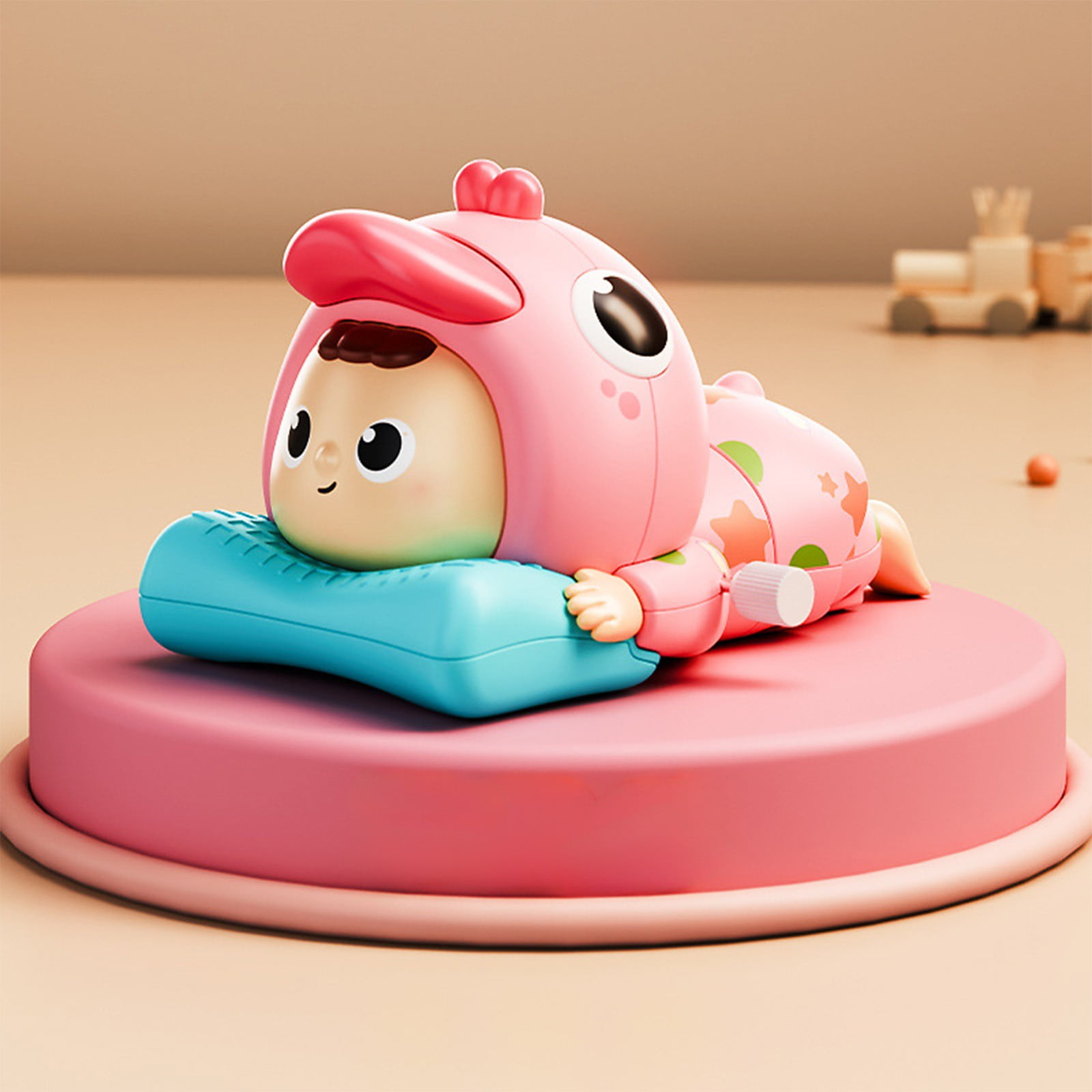 wycnly Kids Toys Toys with Winding Mechanism Climbing Baby's Head Up ...