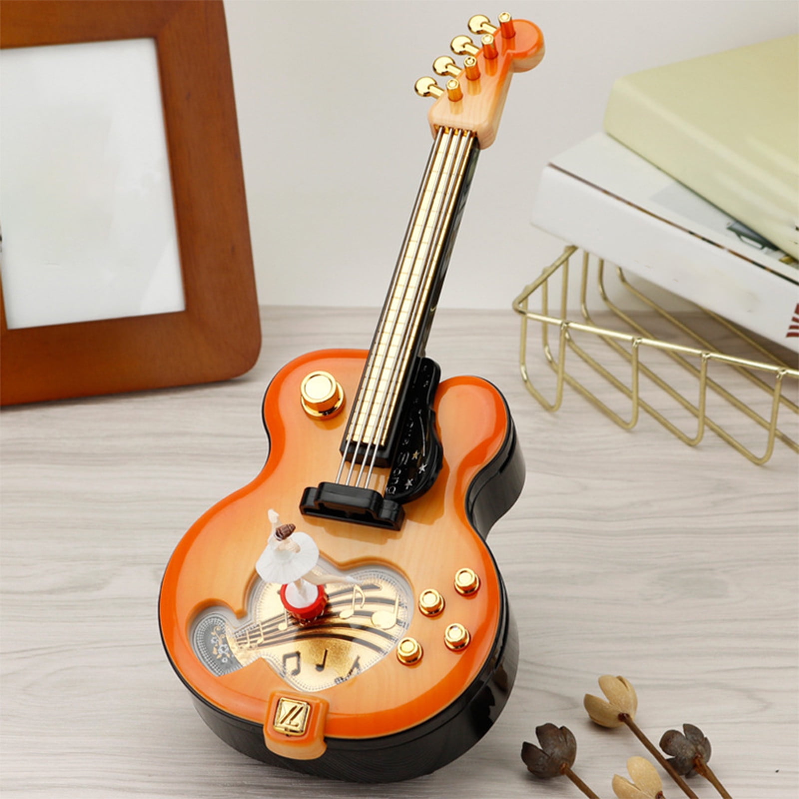 wycnly Kids Toys Violin Music Box Music Box Violin Spinning Dancing ...