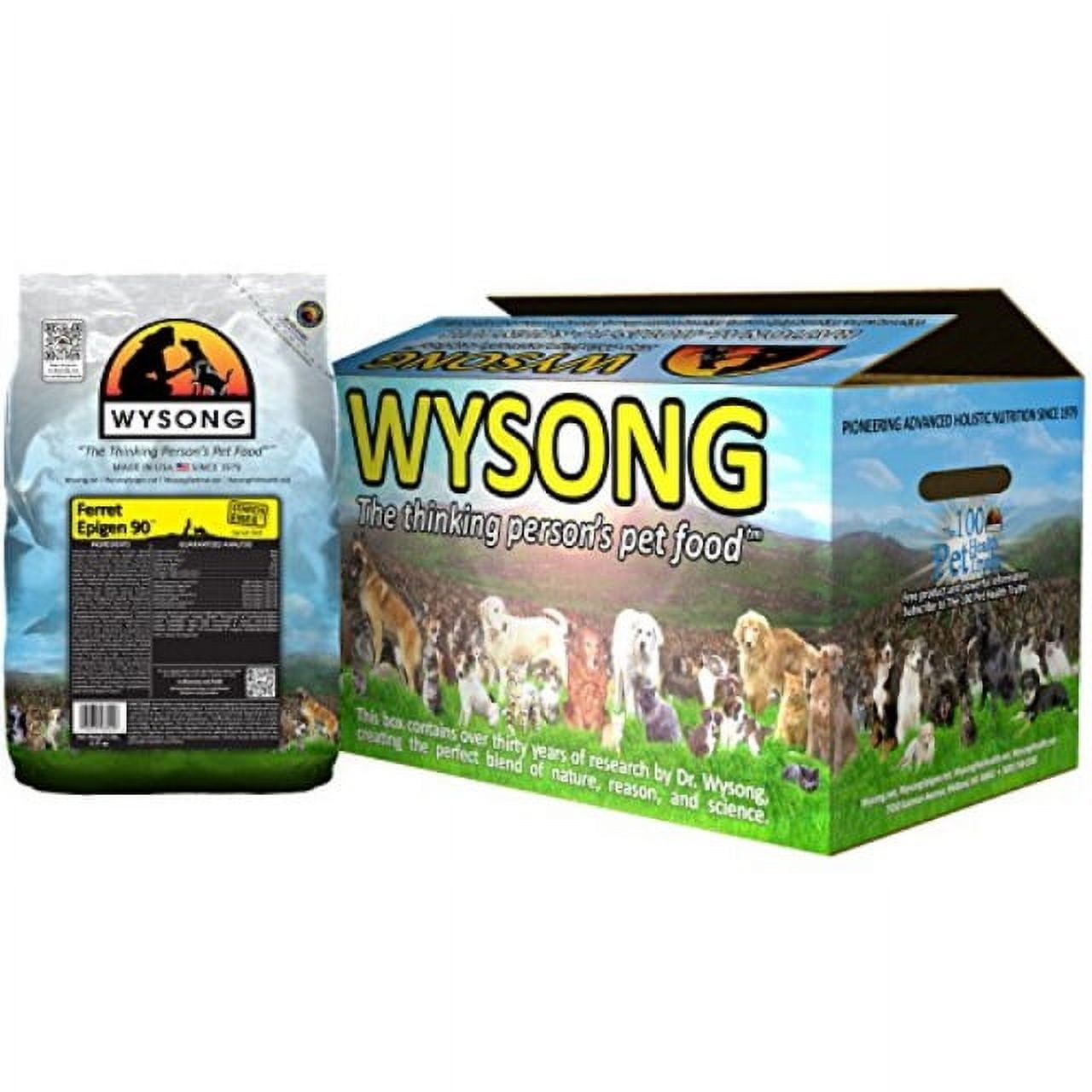 wysong ferret epigen 90 - dry ferret food, four- 5 pound bags - Walmart.com