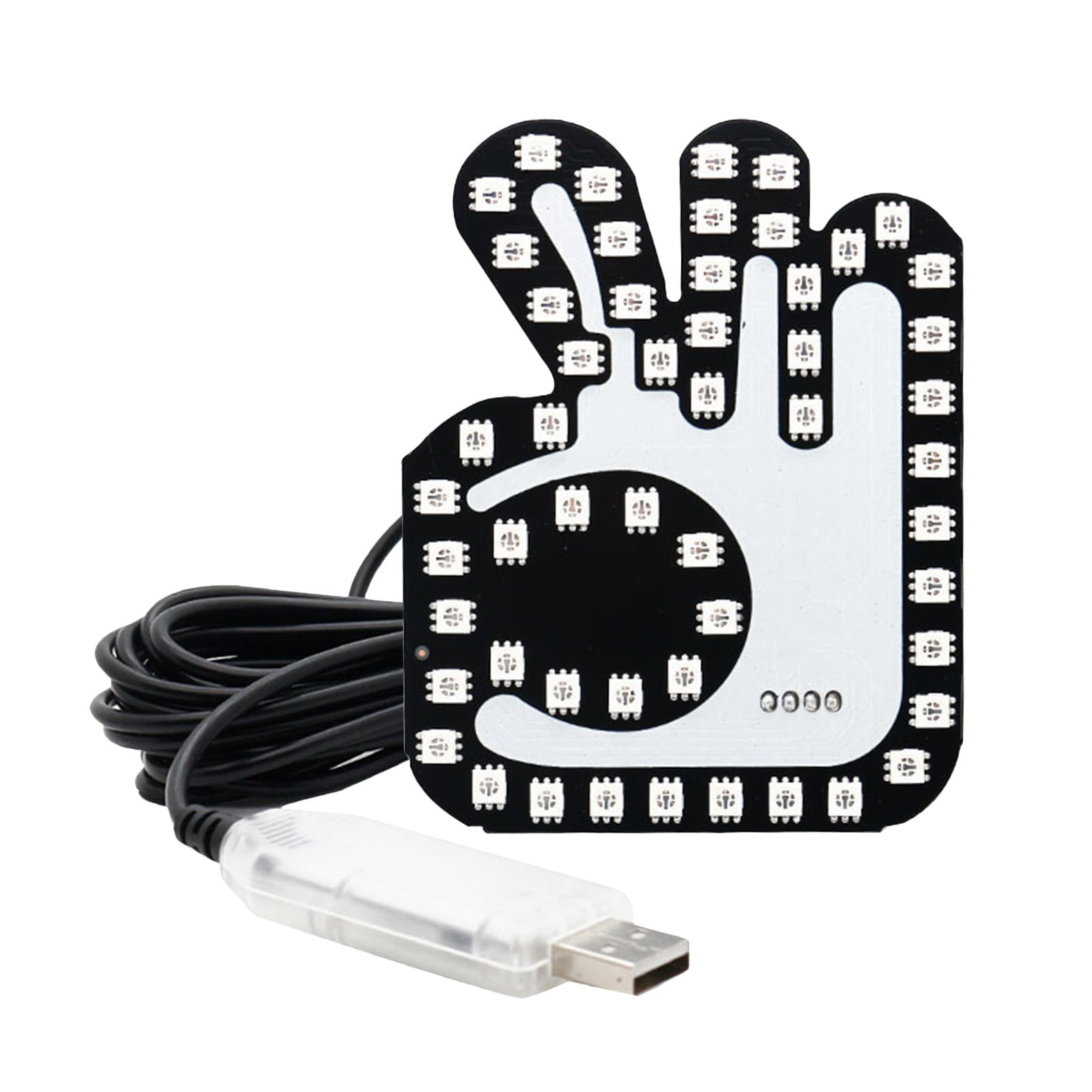 wznxdo 2025 Hot Sale Car Mounted Finger Lights Gesture Lights ...