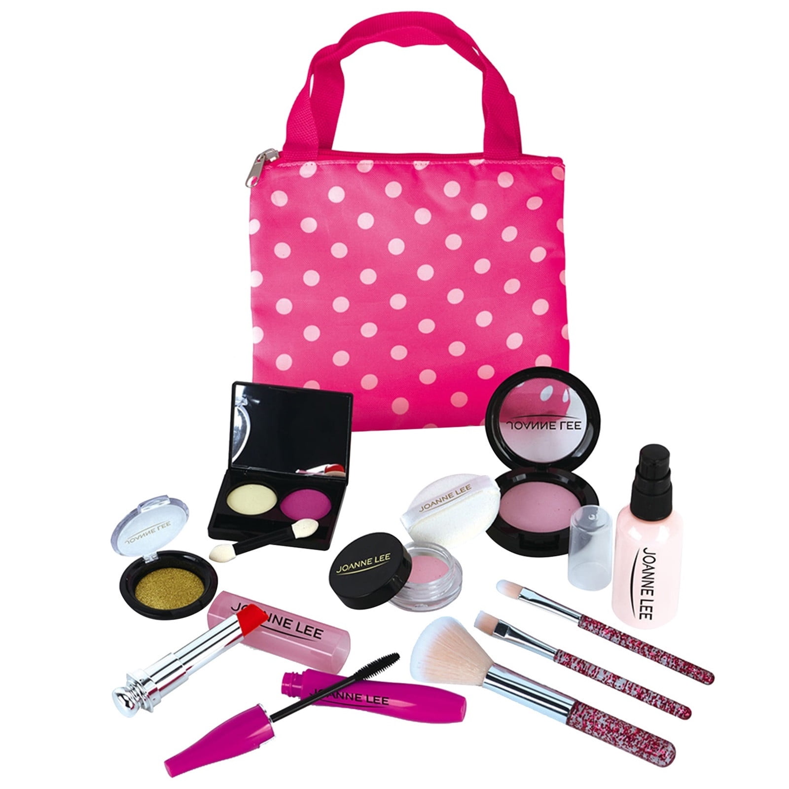 wznxdo Pretend Makeup Kit Toy for Toddlers Pretend Cosmetic Bag for ...
