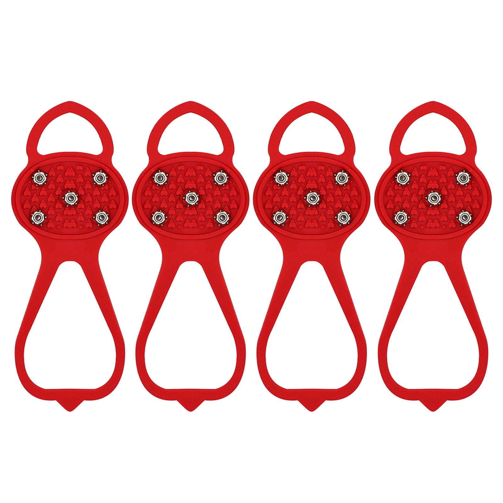 wznxdo Sale 2pcs Anti-Slip Snow Cleats for Winter Hiking Durable Spikes ...