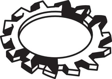 x 0.670" OD Phosphorus Bronze Finish External Tooth Type A Lock Washers ...