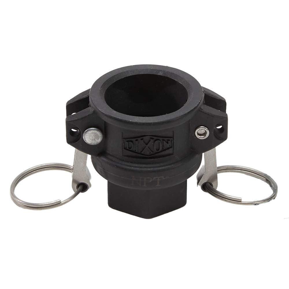 x 1/2" PVC Camlock Fittings - Plastic Hose Coupler - Type D Female Cam ...