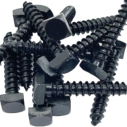 ¼” x 1.5” - Rustic Square Head Lag Wood Screws – Decorative Antique ...