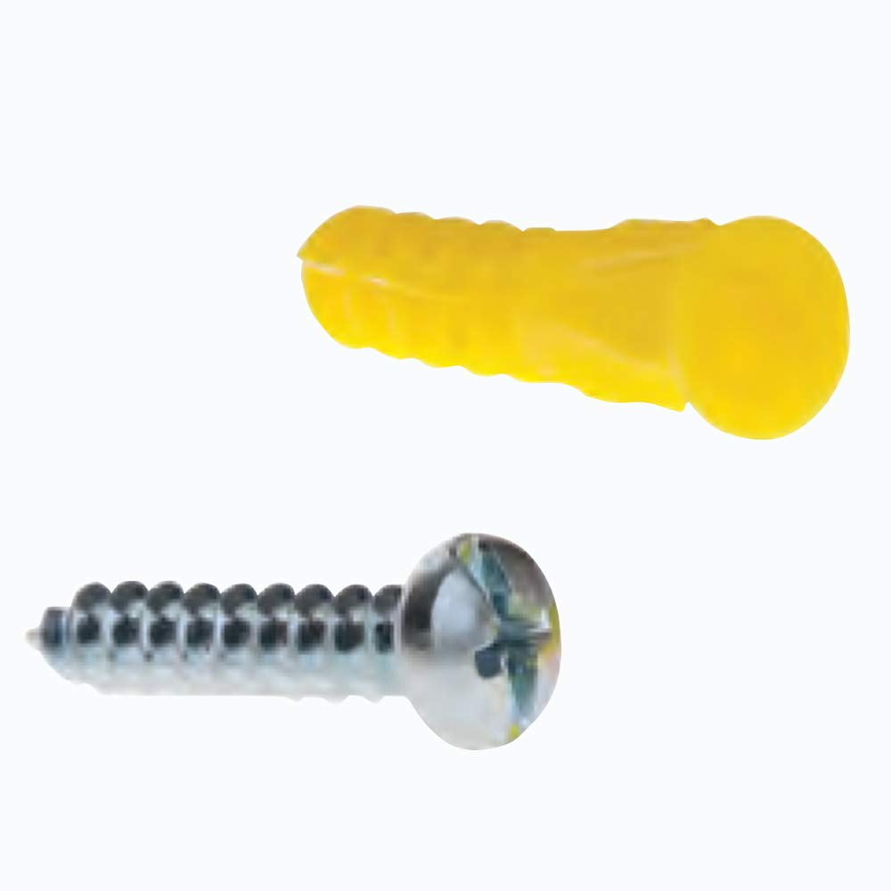 x 1” Head Combo/Winged Anchor Kit, 100 Screws & Anchors - Walmart.com