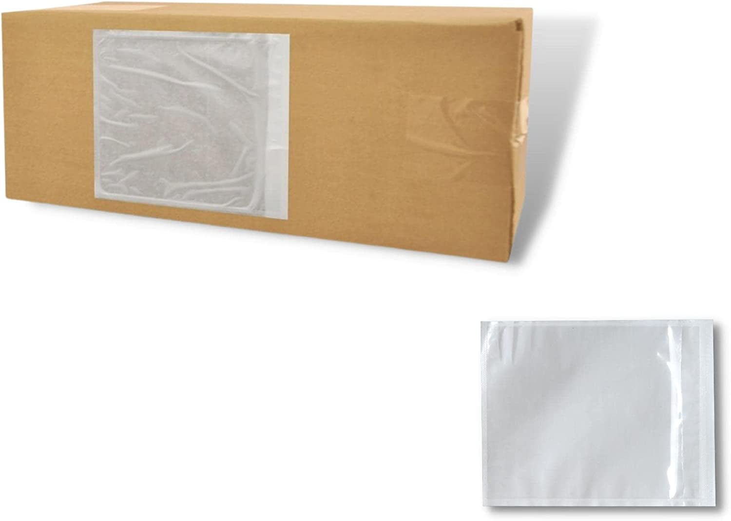x 12" Clear Enclosed Packing Envelope Plain Face Usable Dim 9.5" x 11.5 ...