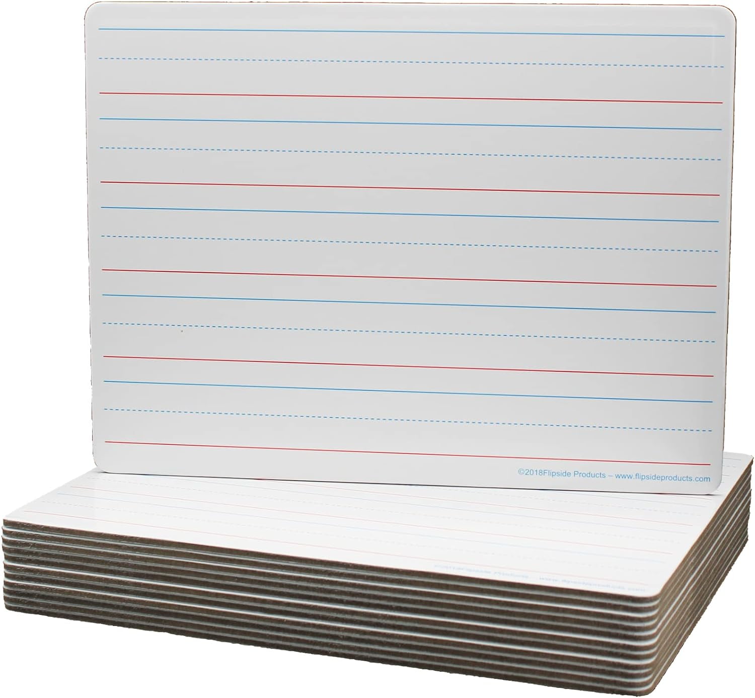 x 12" Magnetic Lined Two-Sided Dry Erase White Boards, Class Pack ...