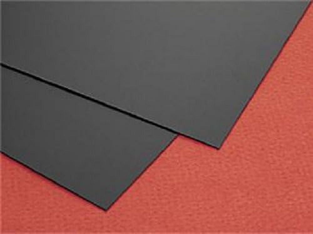 x 12" x 0.060" Thick Black Styrene Hips (High-Impact Polystyrene) [8 ...