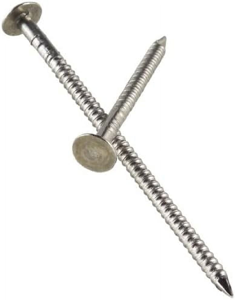 x .131 316SS Ring-Shank Roof Nail 630ct - Walmart.com