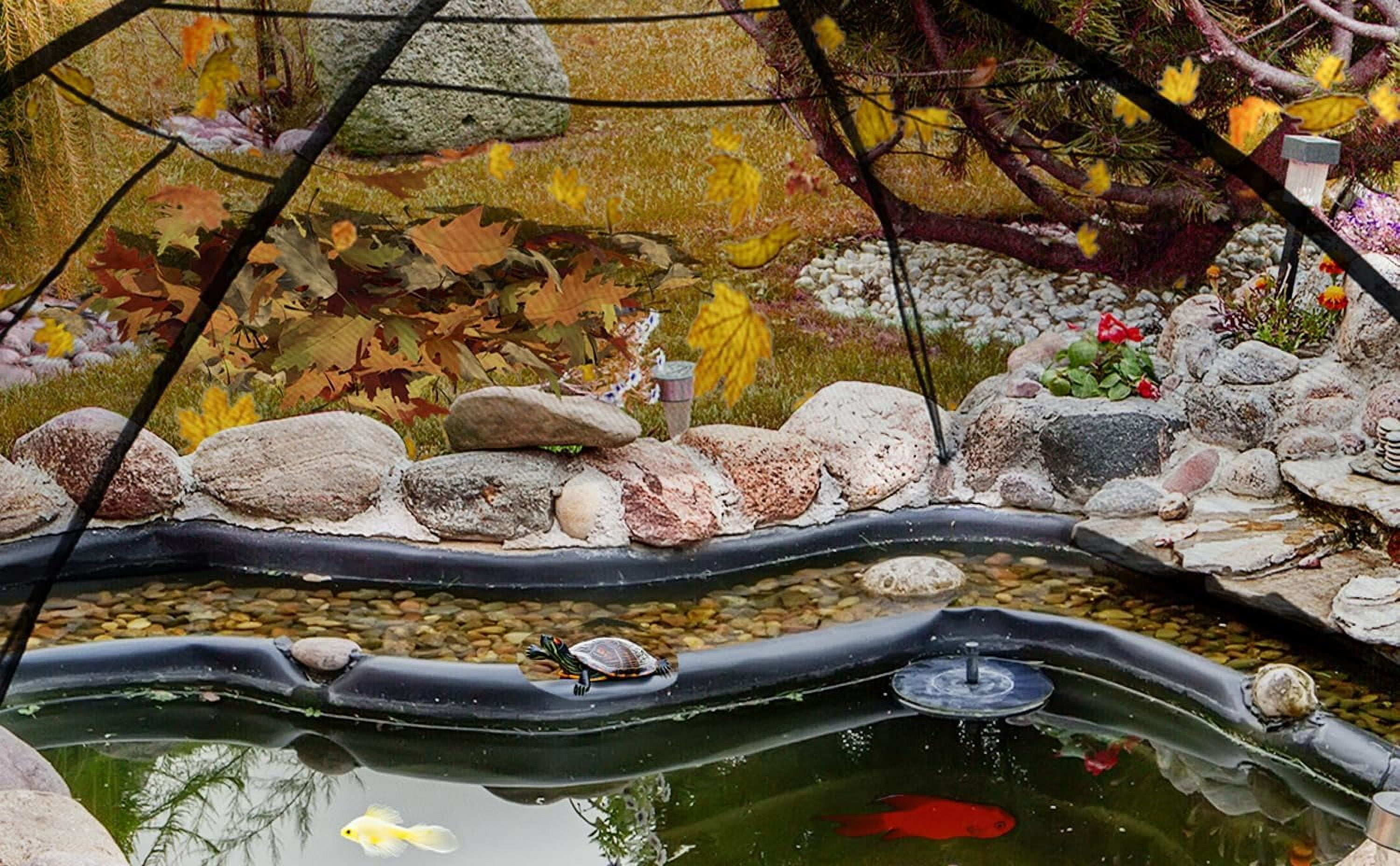 x 14 Ft Pond Netting for Koi Ponds, Garden Covers,Pond Cover for Leaves ...