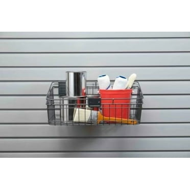 SKYSHALO Slatwall Panels, 2-Pack Black Wall Panels for Garage 24"H x 48 ...