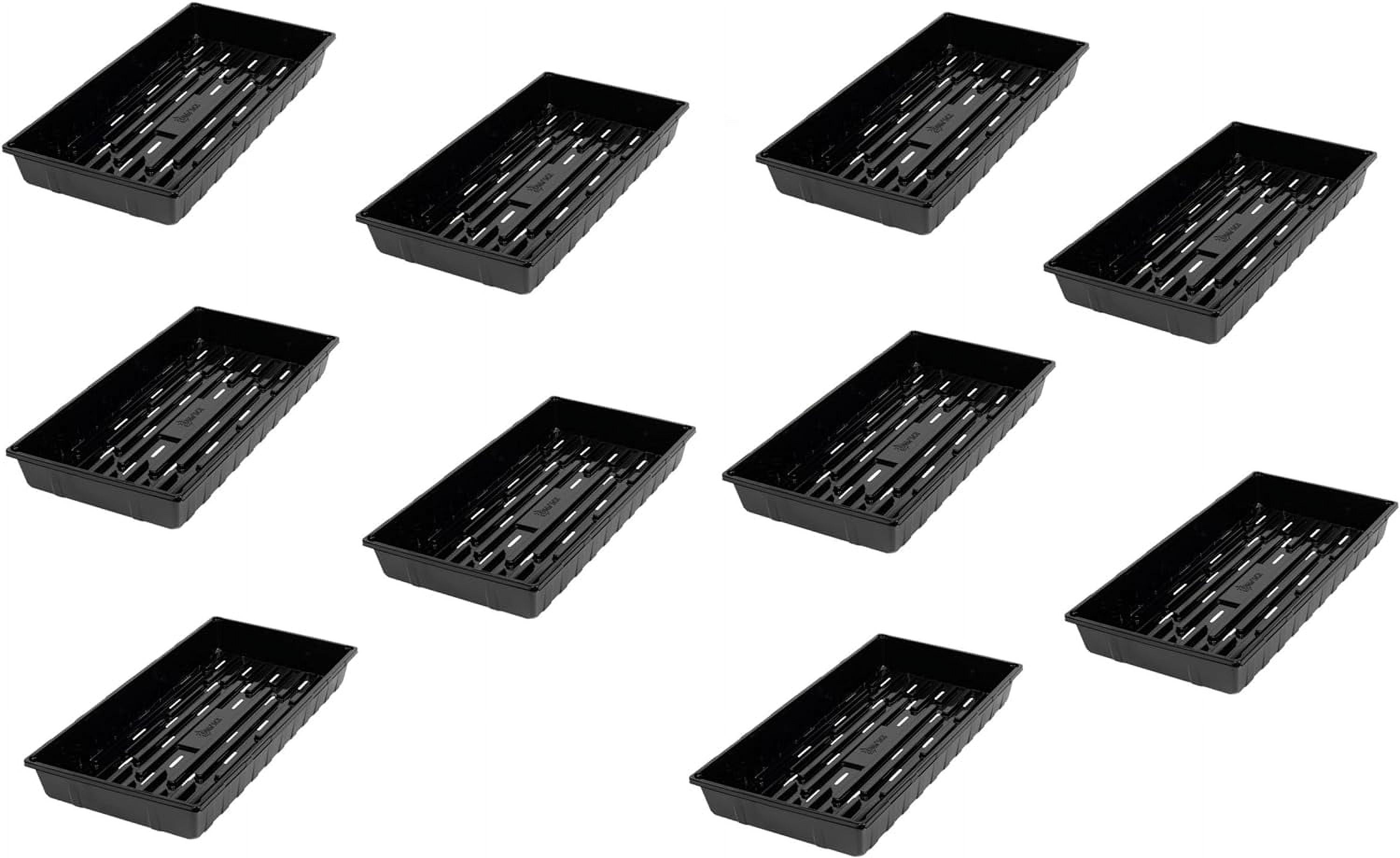 x 20" Exra Srengh Plasic Seed Saring ray, Black, 2.5" (Pack of 10 ...