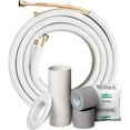 x 3/8" 9K MrCool Ductless Mini Split Line Set Kit with Control Wire 25 ...