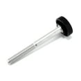 x 3 Stainless Steel - Black Knurled Round Plastic - Standard/Coarse ...