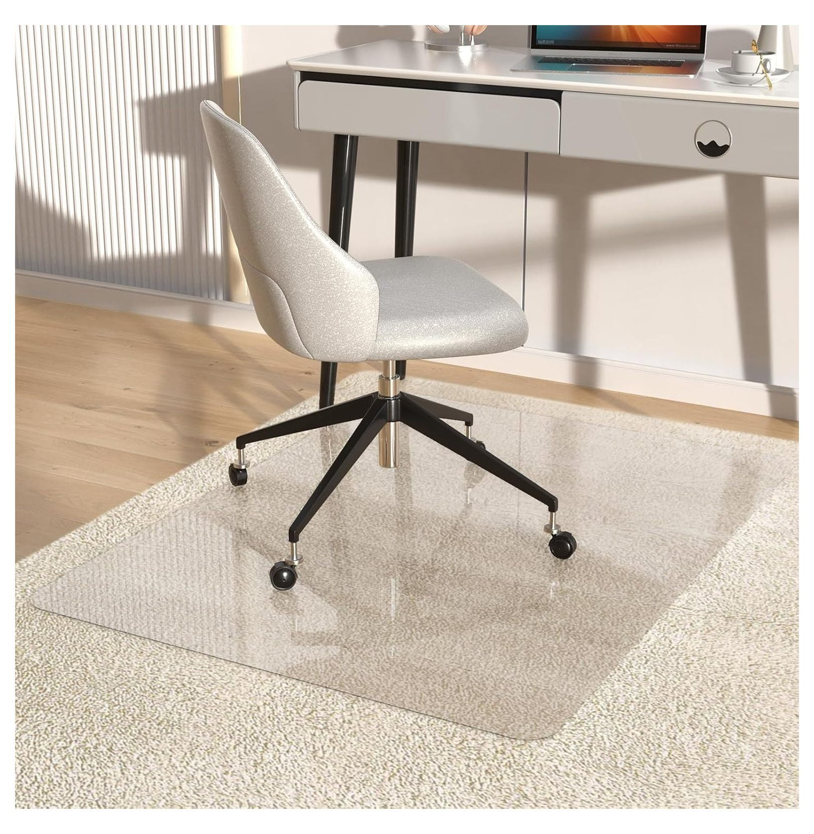 " x 36" Office Chair Mat for Carpeted Floors, 10 pounds Heavy Duty Desk ...