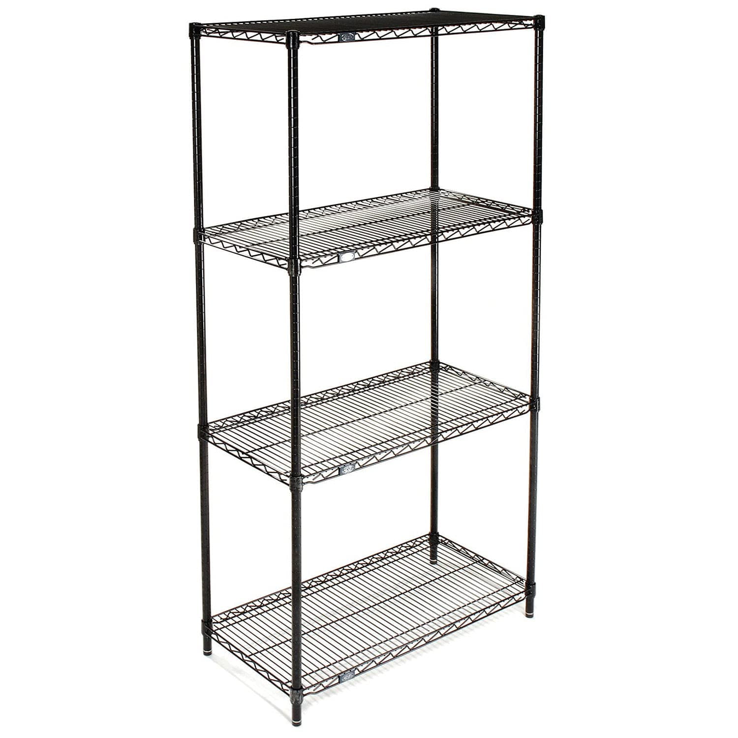 x 36" x 74", 4 Tier Adjustable Wire Shelving Unit, NSF Listed Storage ...