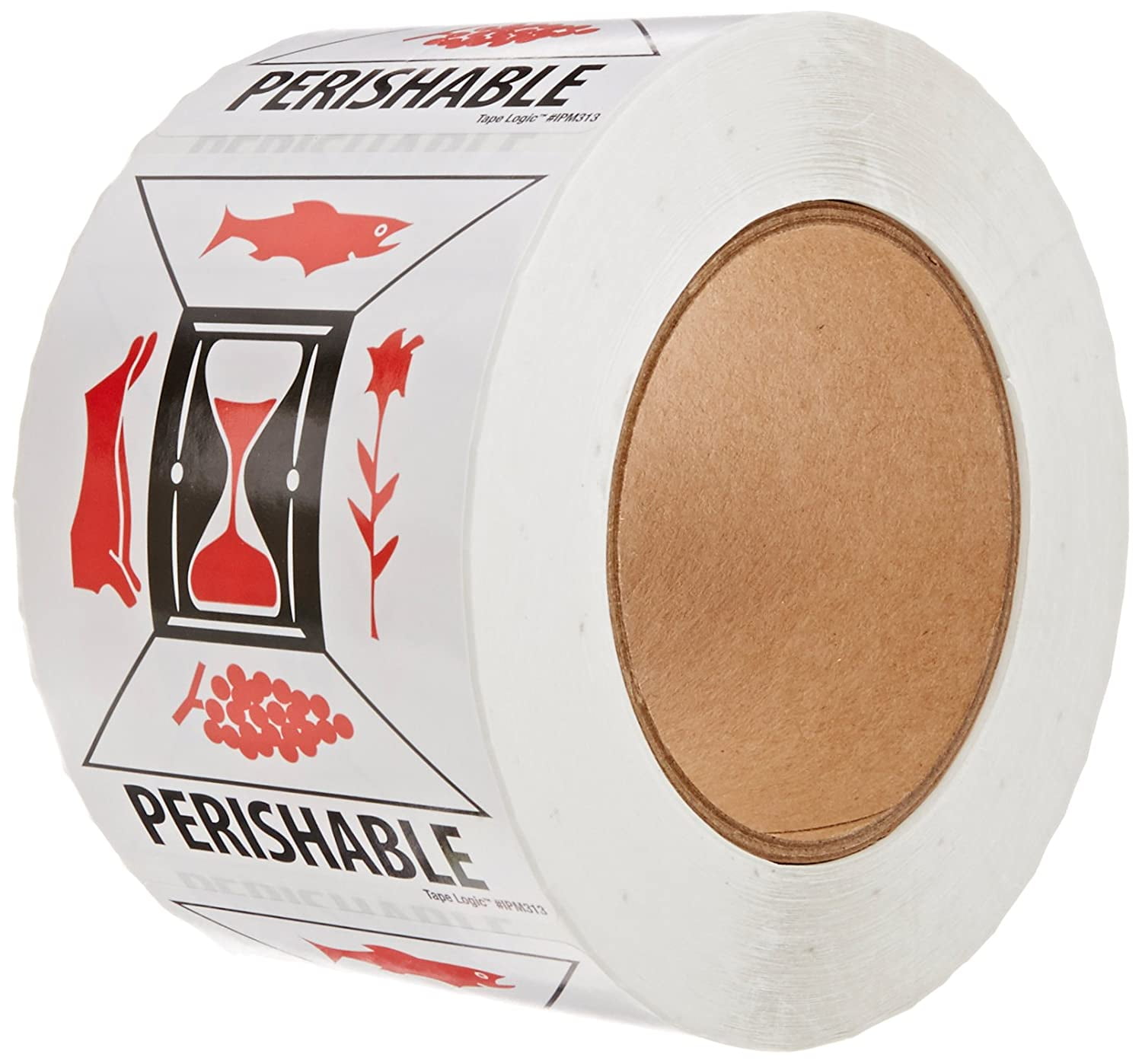 x 4","Perishable" Red/White/Black Warning Sticker, for Shipping, Hling ...