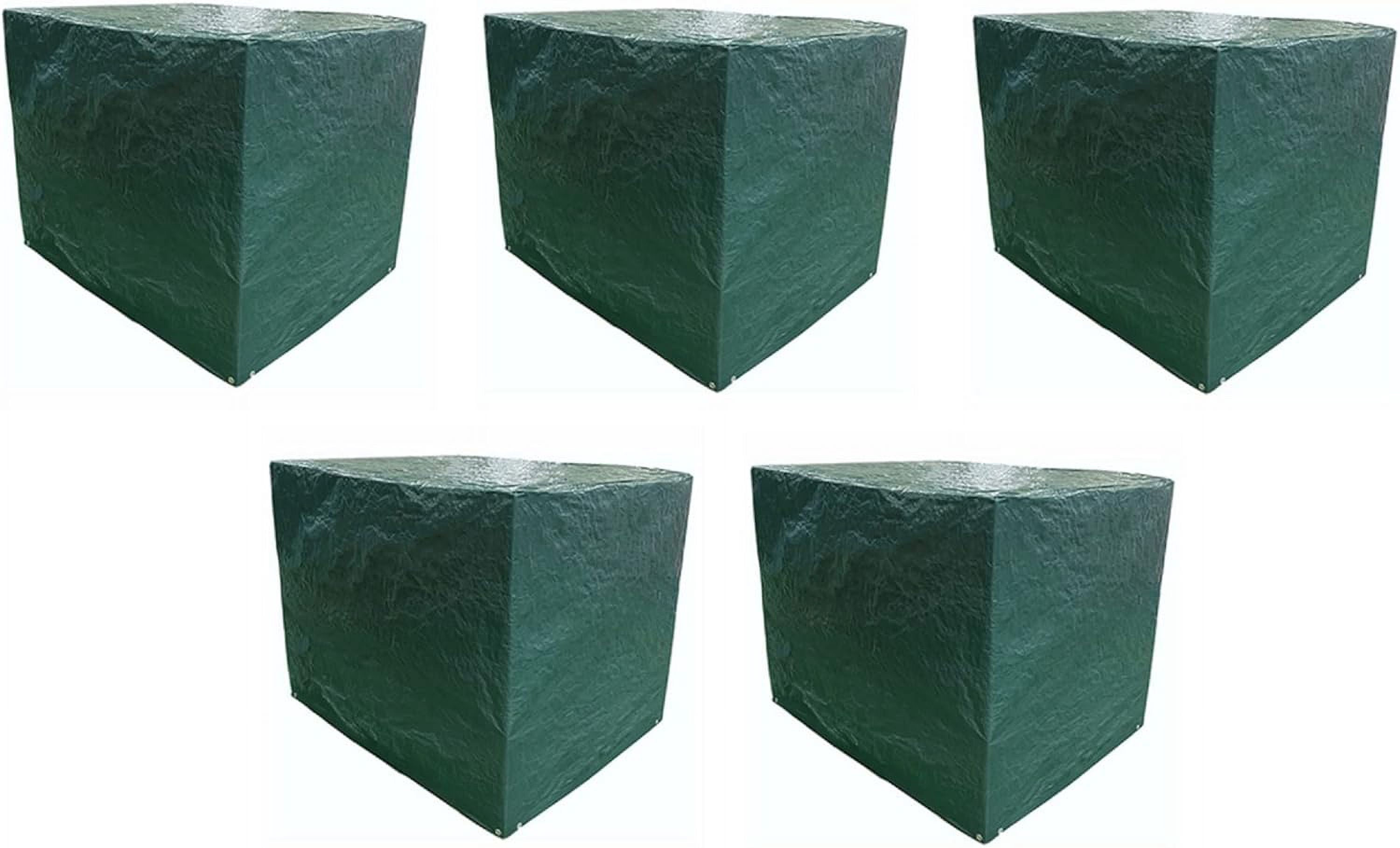 x 4' x 4' Green/Brown Pallet Storage Tarp Cover - 5 Pack - Walmart.com