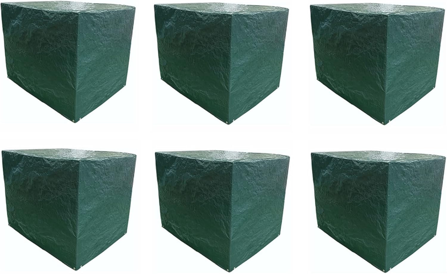 x 4' x 4' Green / Brown Pallet Storage Tarp Cover - 6 Pack - Walmart.com