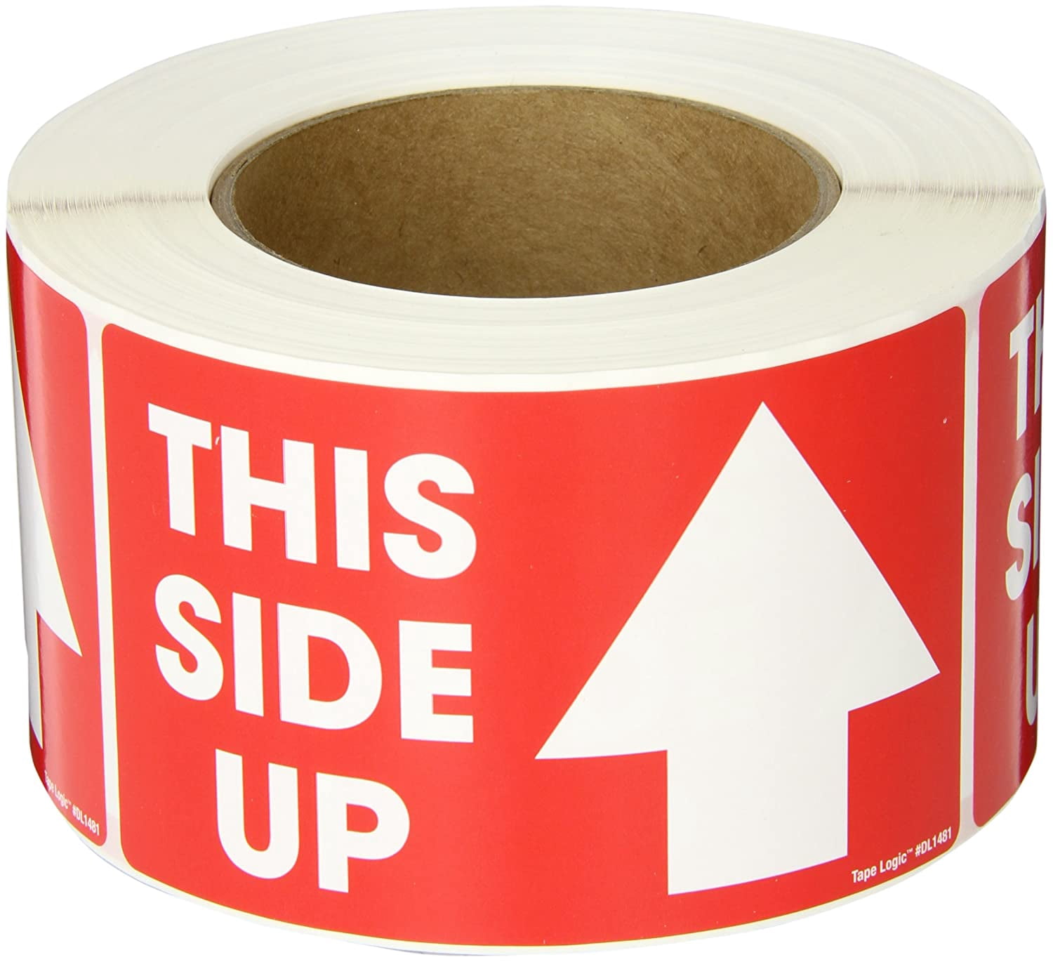 x 5","This Side Up" Red/White Warning Sticker, for Shipping, Hling ...