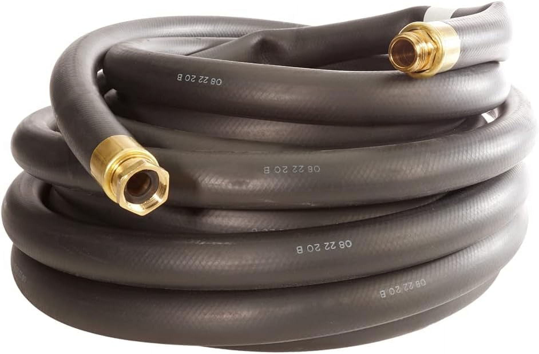 x 50' Garden Hose - Heavy-Duty Contractors Rubber Garden Hose - Made in ...