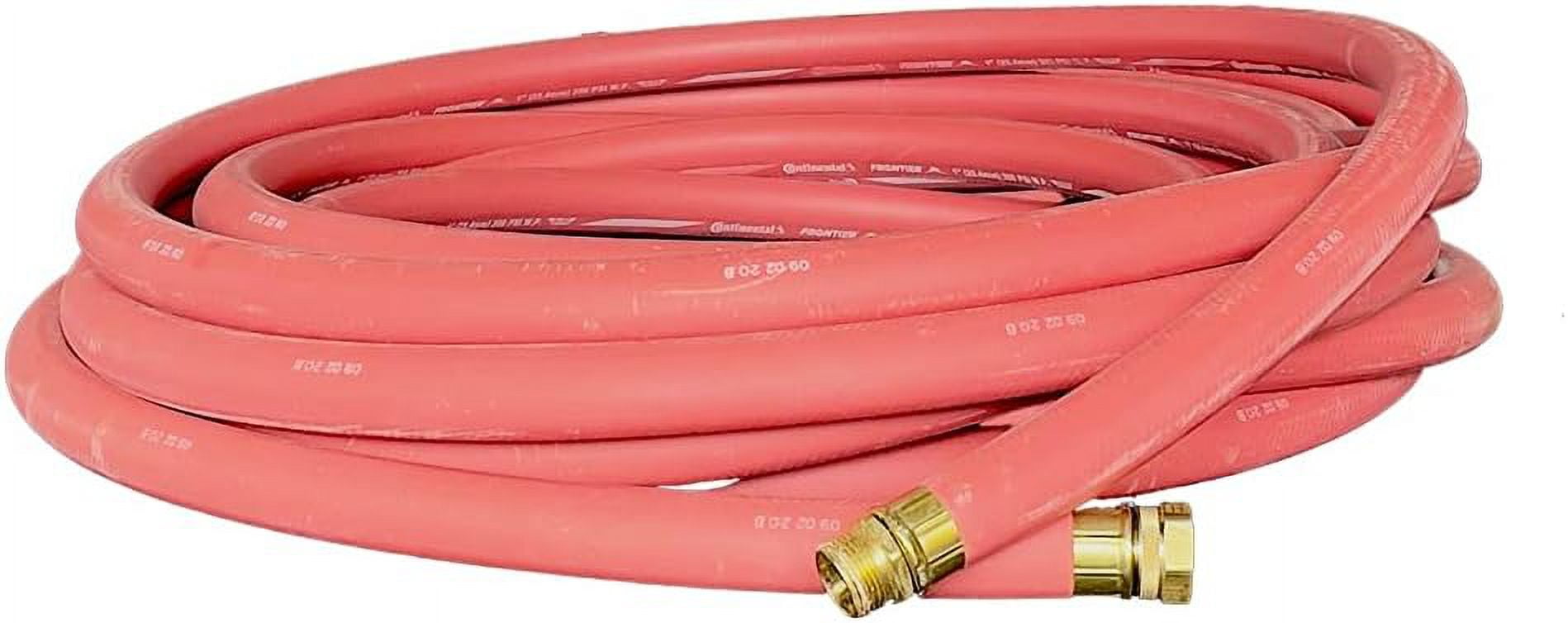 x 50' Garden Hose - Heavy-Duty Contractors Rubber Garden Hose - NPSH ...