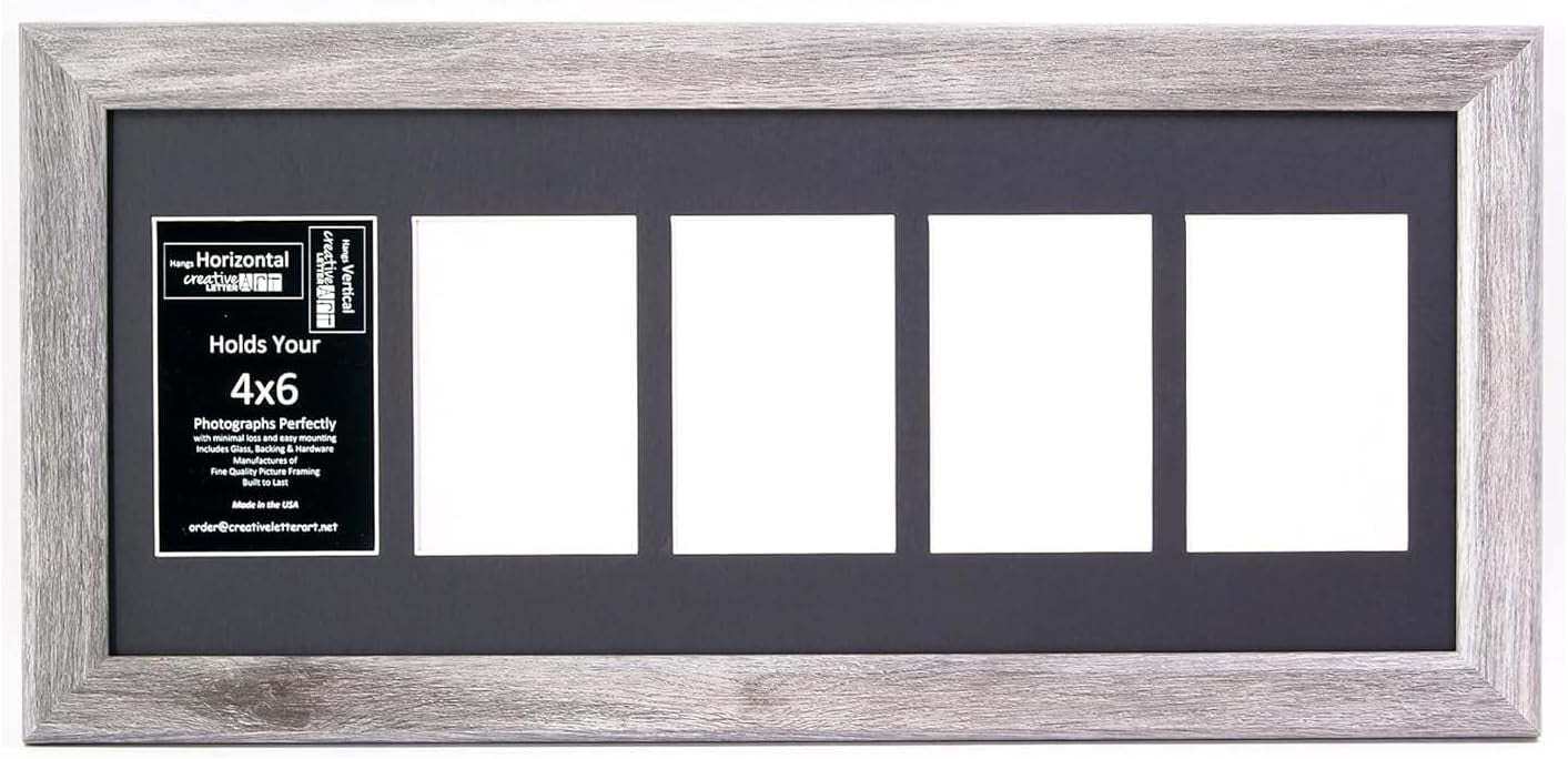 x 6” Multiple Opening Picture Frame Collage with 5 holes, Hamptons ...
