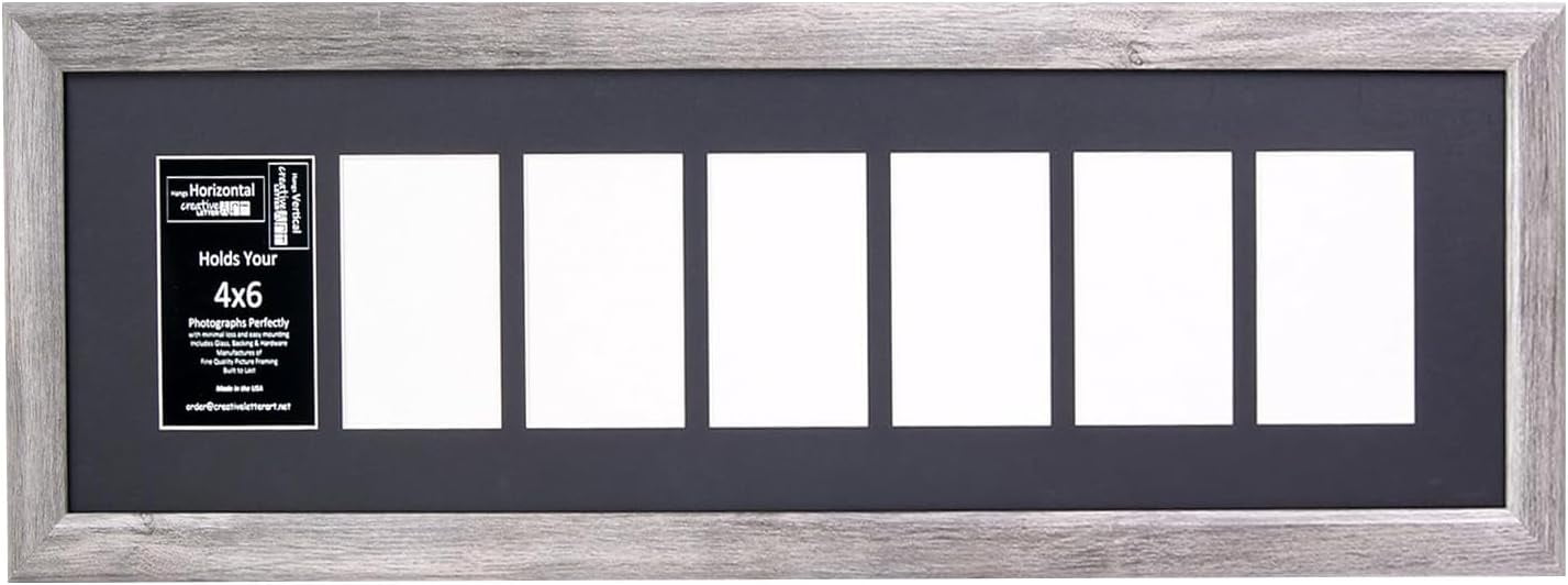 x 6” Multiple Opening Picture Frame Collage with 7 holes, Hamptons ...