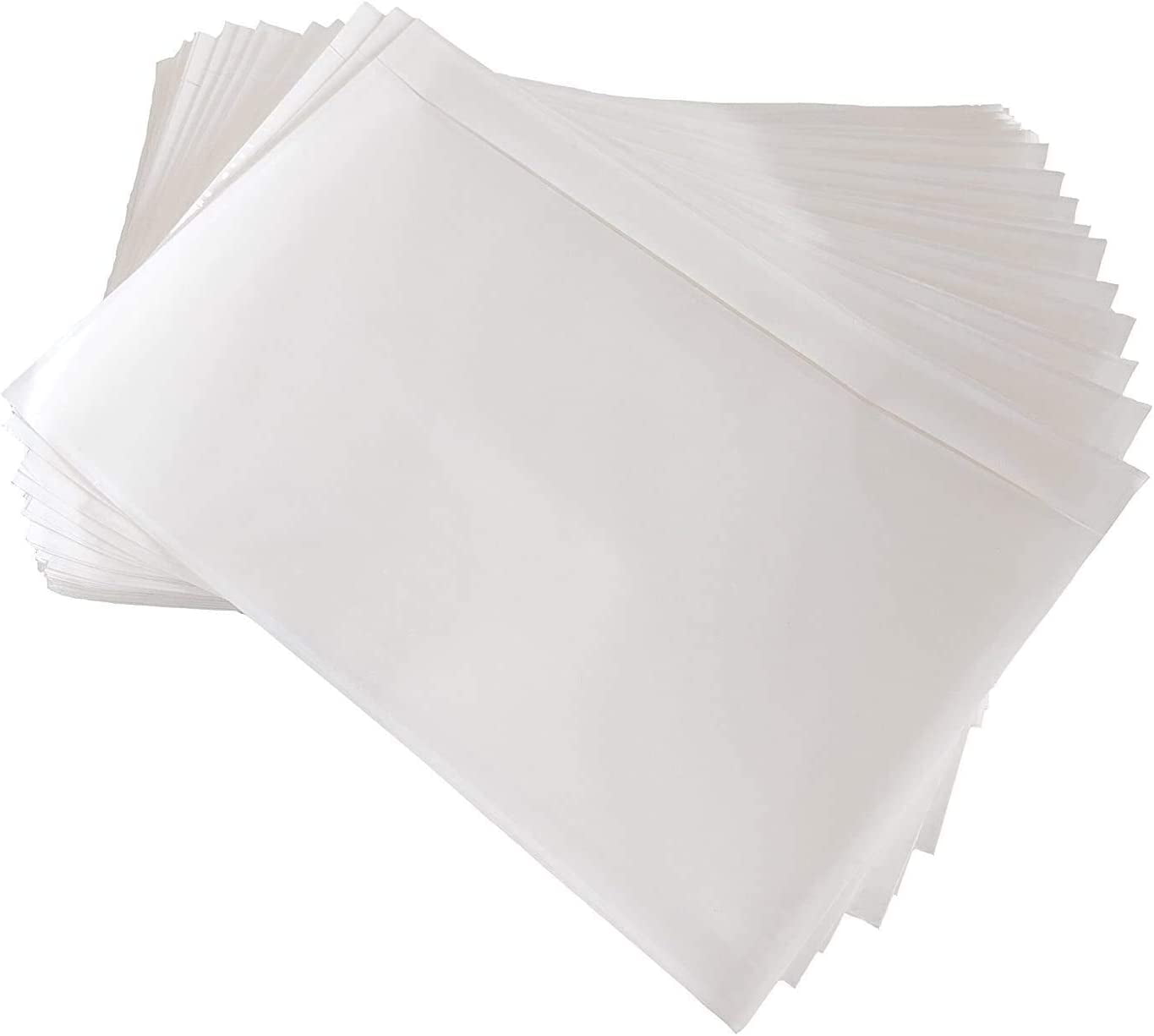 x 7.5" Clear Packing List Envelope Adhesive Invoice Sleeve 5x7 (100 ...