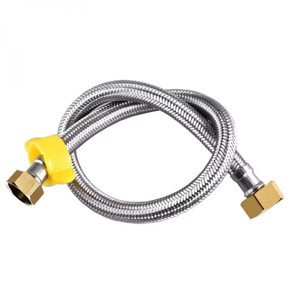 New G1/2" Water Inlet Hose Black Faucet Heater Pipe Toilet Connection ...