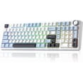 x Aula F99 Mechanical Keyboard, Gasket Hot Swappable Custom Keyboard ...