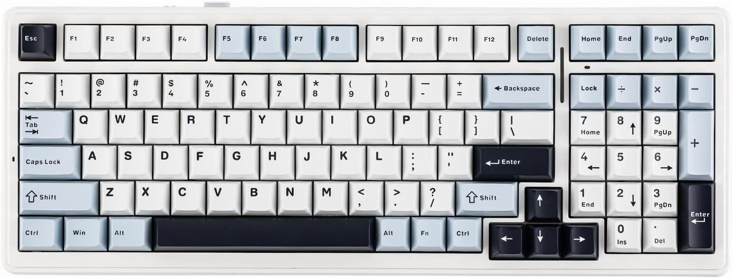 x Aula F99 Mechanical Keyboard, Hot Swappable Gasket Custom Gaming ...