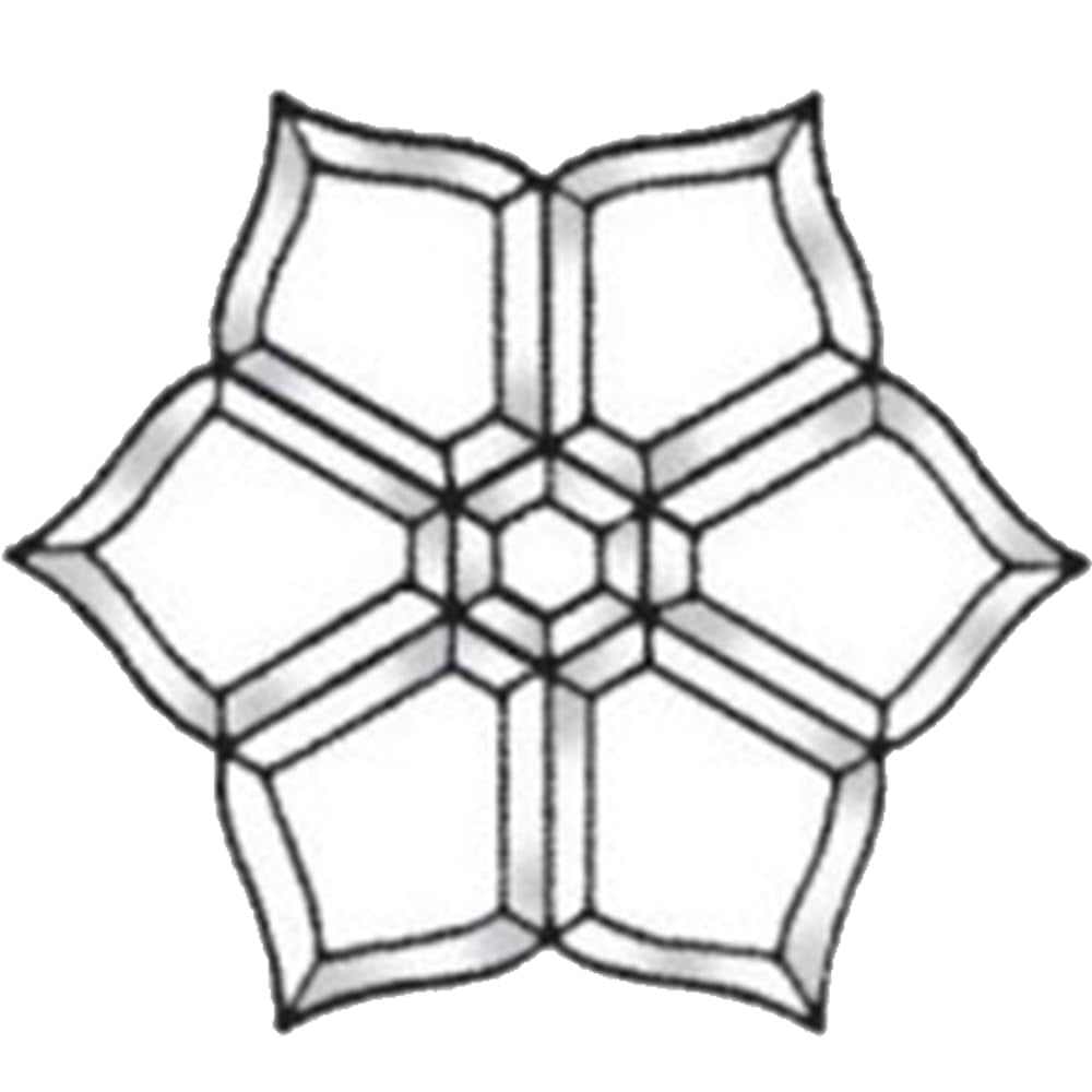 x Clear Glass Bevel Cluster BC334 - Walmart.com