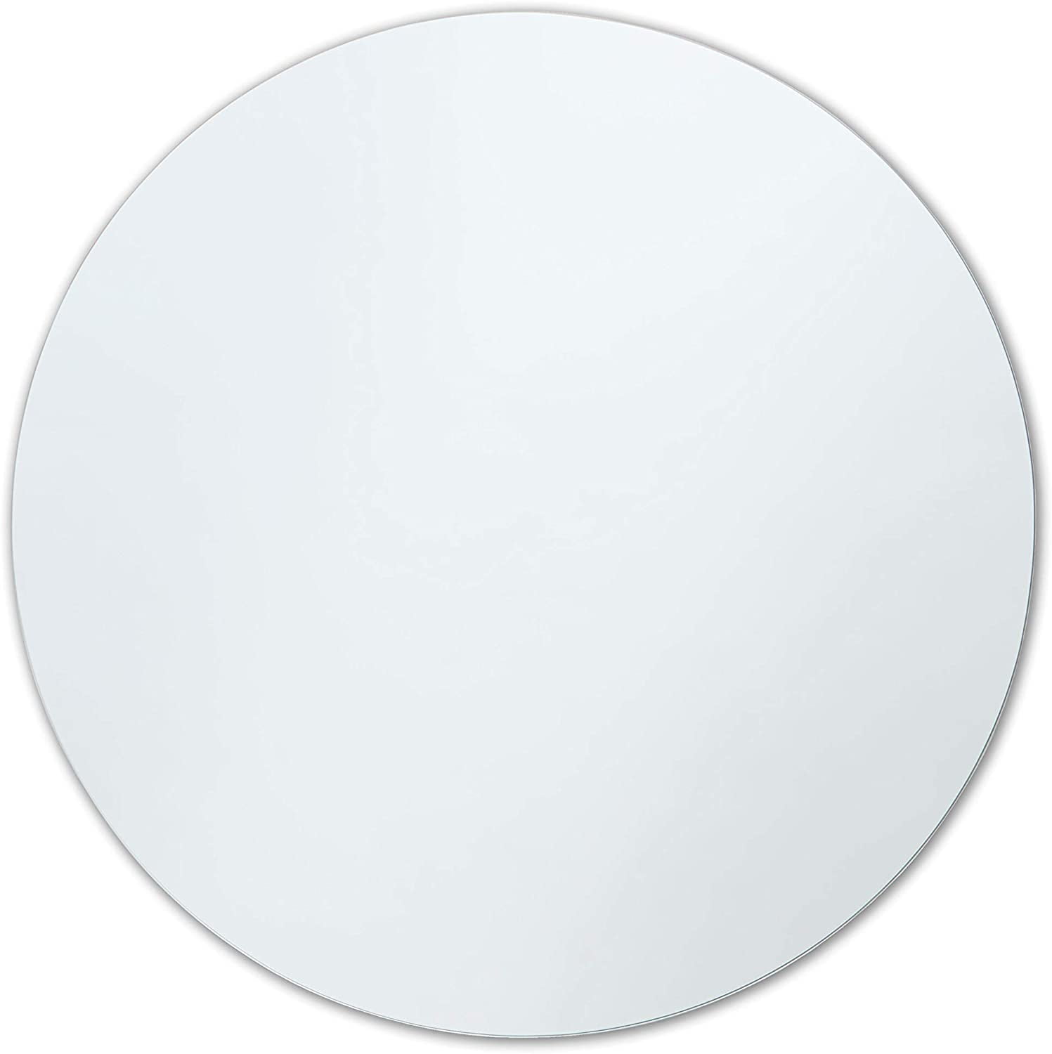 x Frameless Round Mirror | Polished Edge - Walmart.com