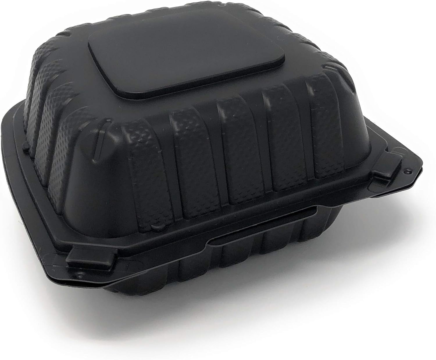 x One Compartment Eco Friendly Black Hinged Food Container | 300 per ...
