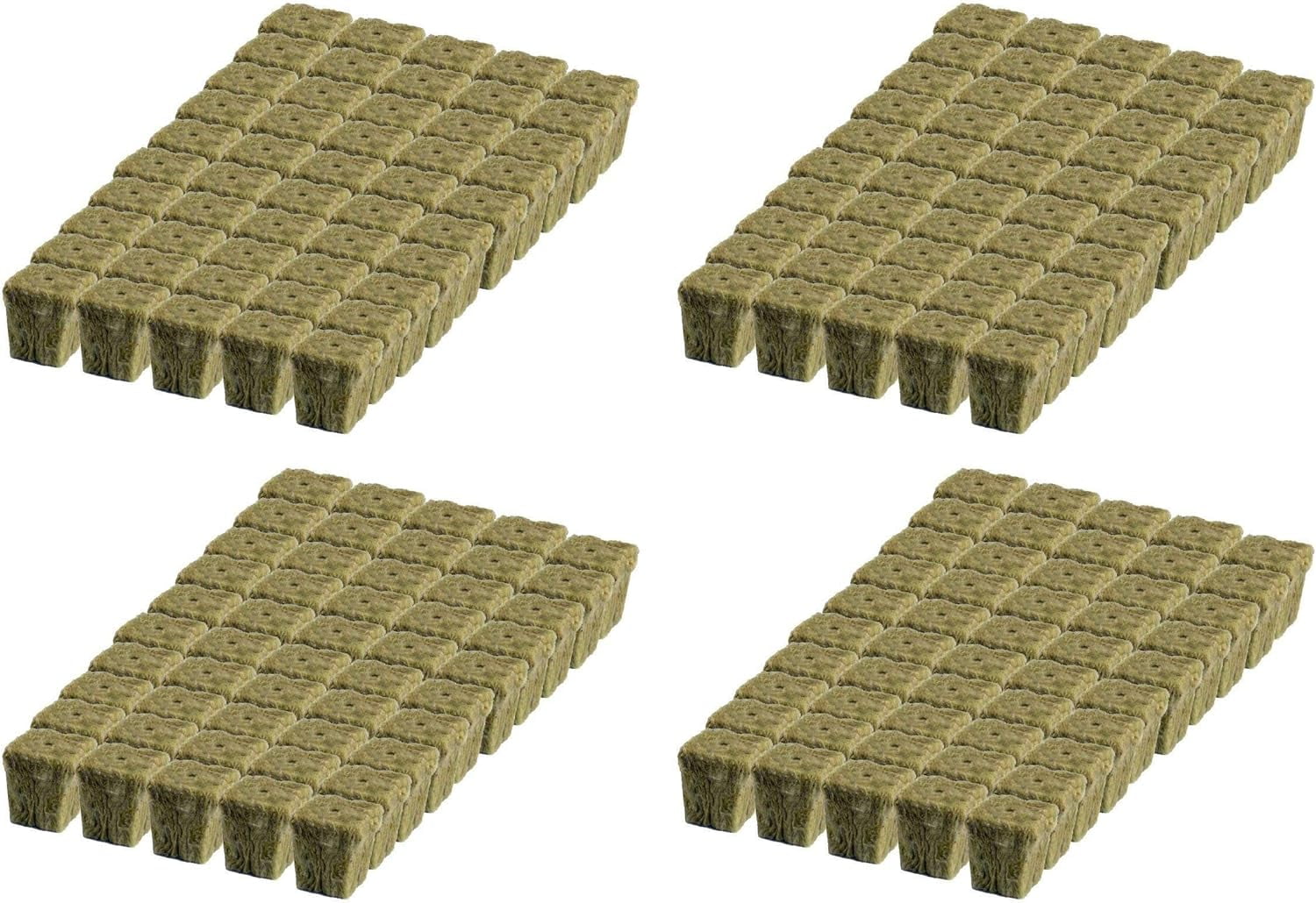 x Starter Plug Rockwool Hydroponic Grow Media (50 Cubes) (Fоur Расk ...