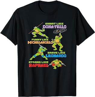 x Teenage Mutant Ninja Turtles - I am Smart, Funny, Brave, and Strong T ...