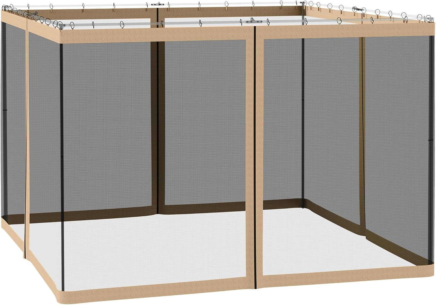 x Universal Replacement Mesh Sidewall Netting for Patio Gazebos and ...