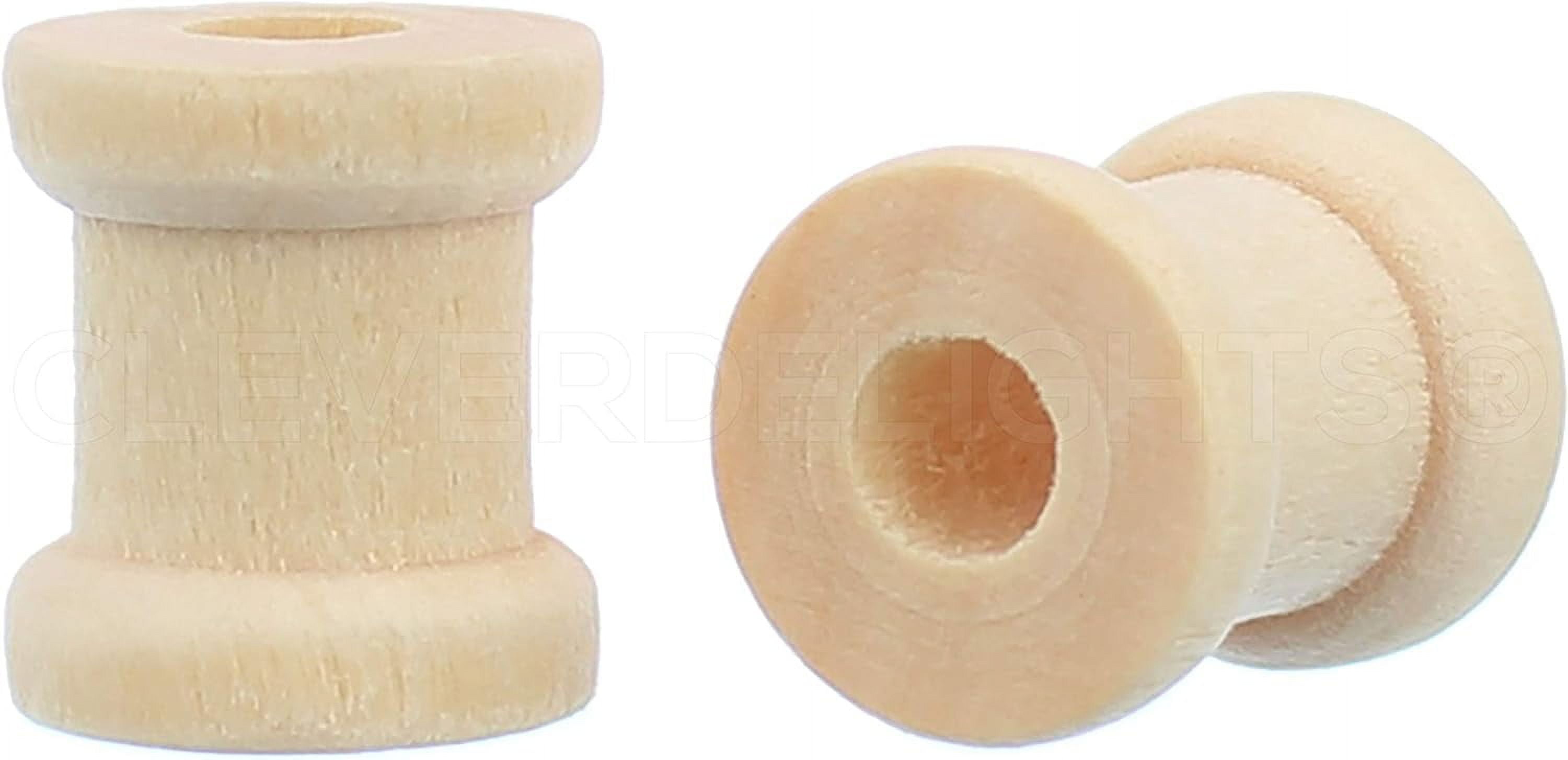 x Wood Spools - 50 Pack - Empty Craft Spools - Walmart.com